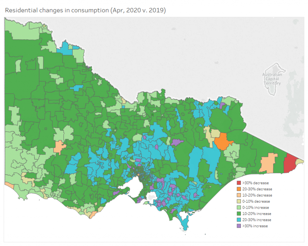 Mapping the impact of COVID-19 on electricity demand in Victoria ...