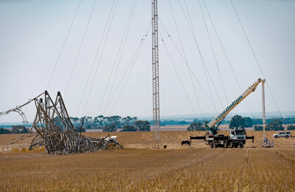 Towers down but the transmission grid powers on | Energy Networks Australia